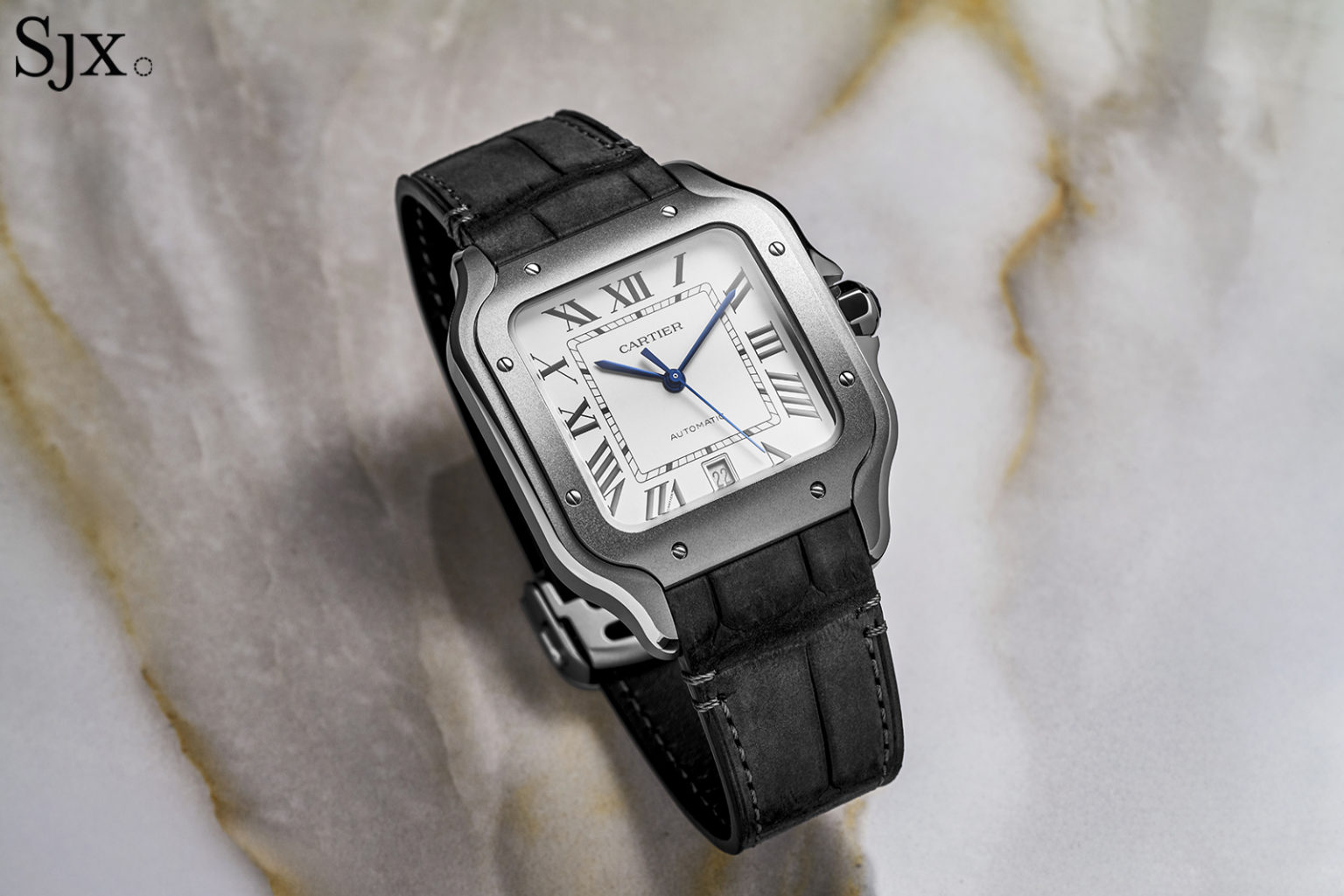 Hands On: The Cartier Santos in End-to-End Titanium | SJX Watches